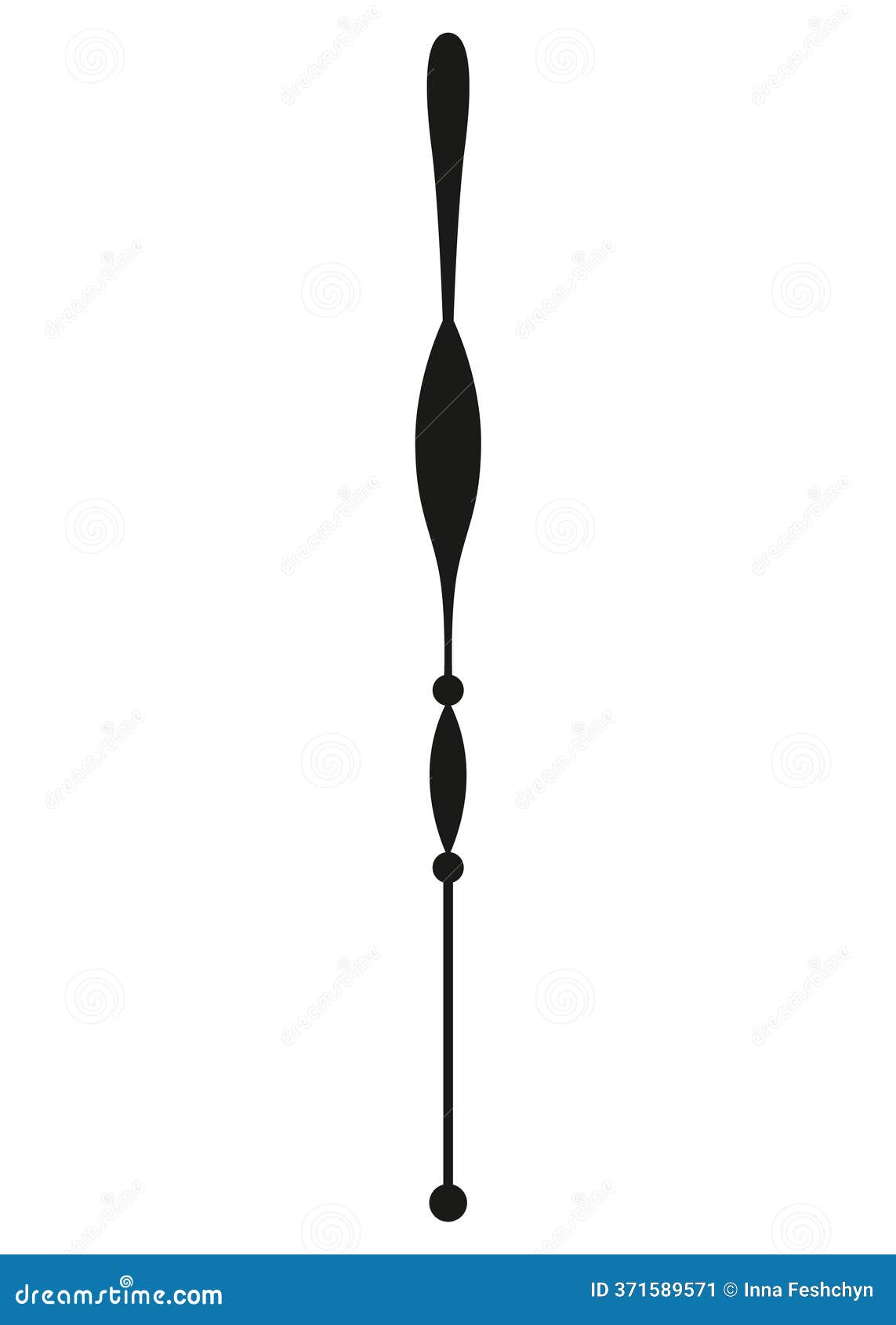 Clock Pointer Arrow. Black Silhouette Chronometer Element. Clock Arm ...
