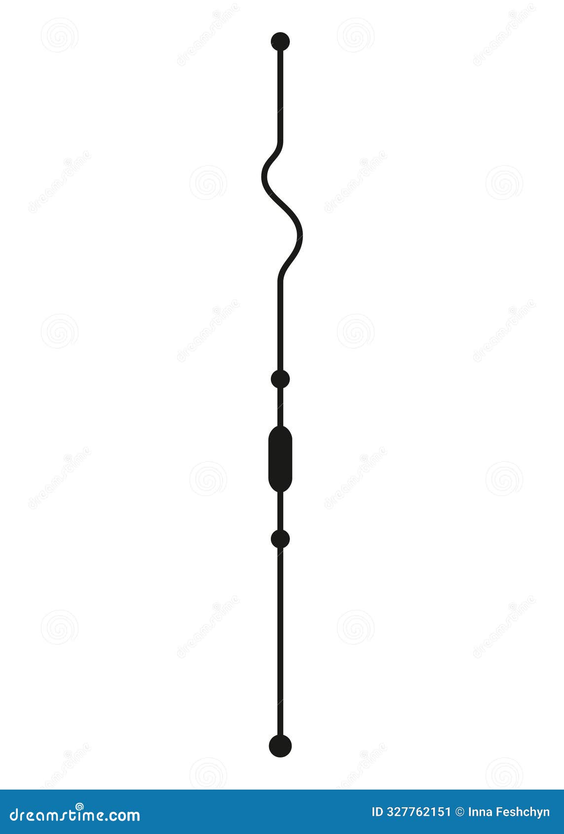 Clock Pointer Arrow. Black Silhouette Chronometer Element. Clock Arm ...