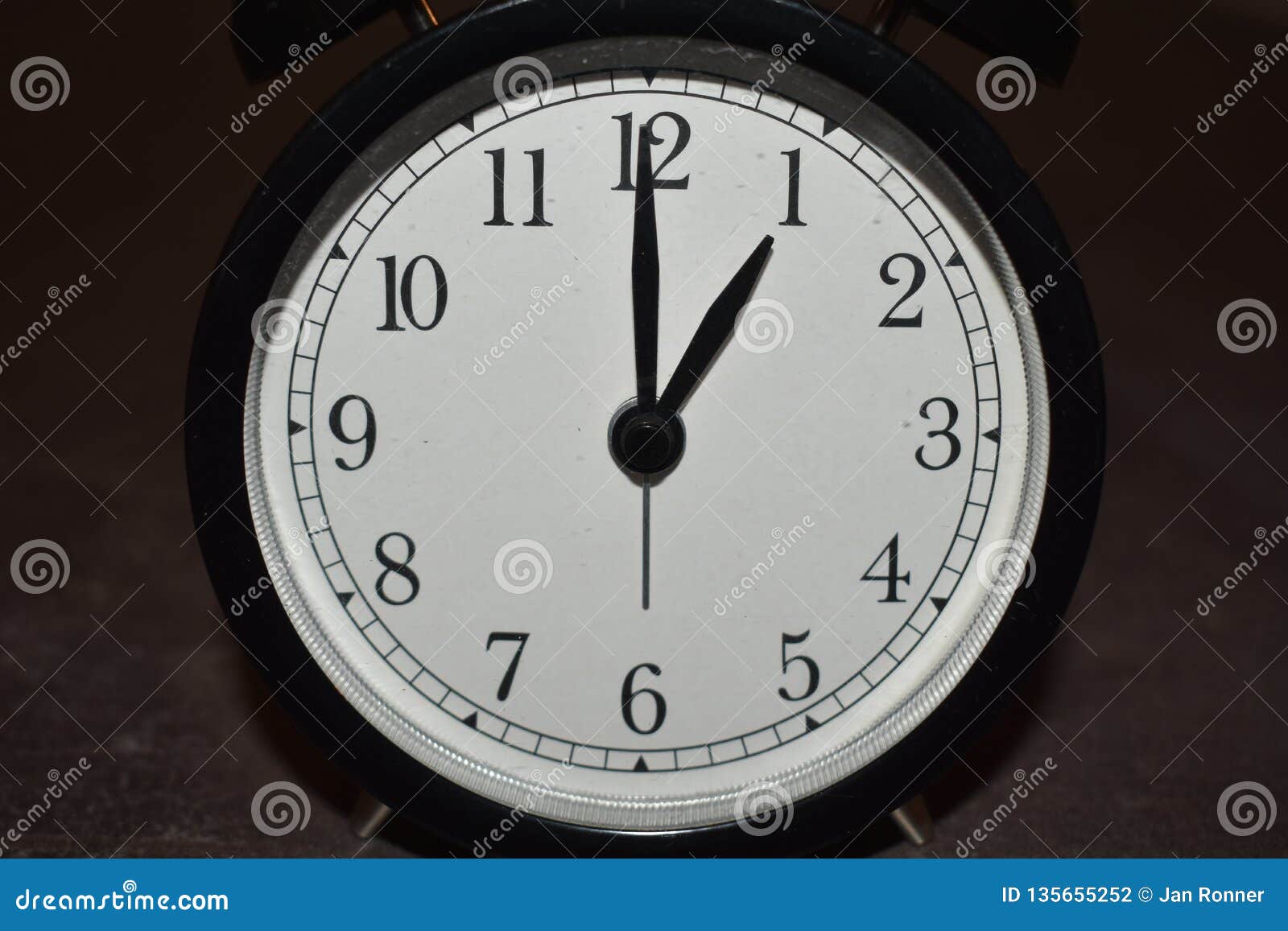 Clock Pointing To Different Times Stock Photo - Image of white, hour ...