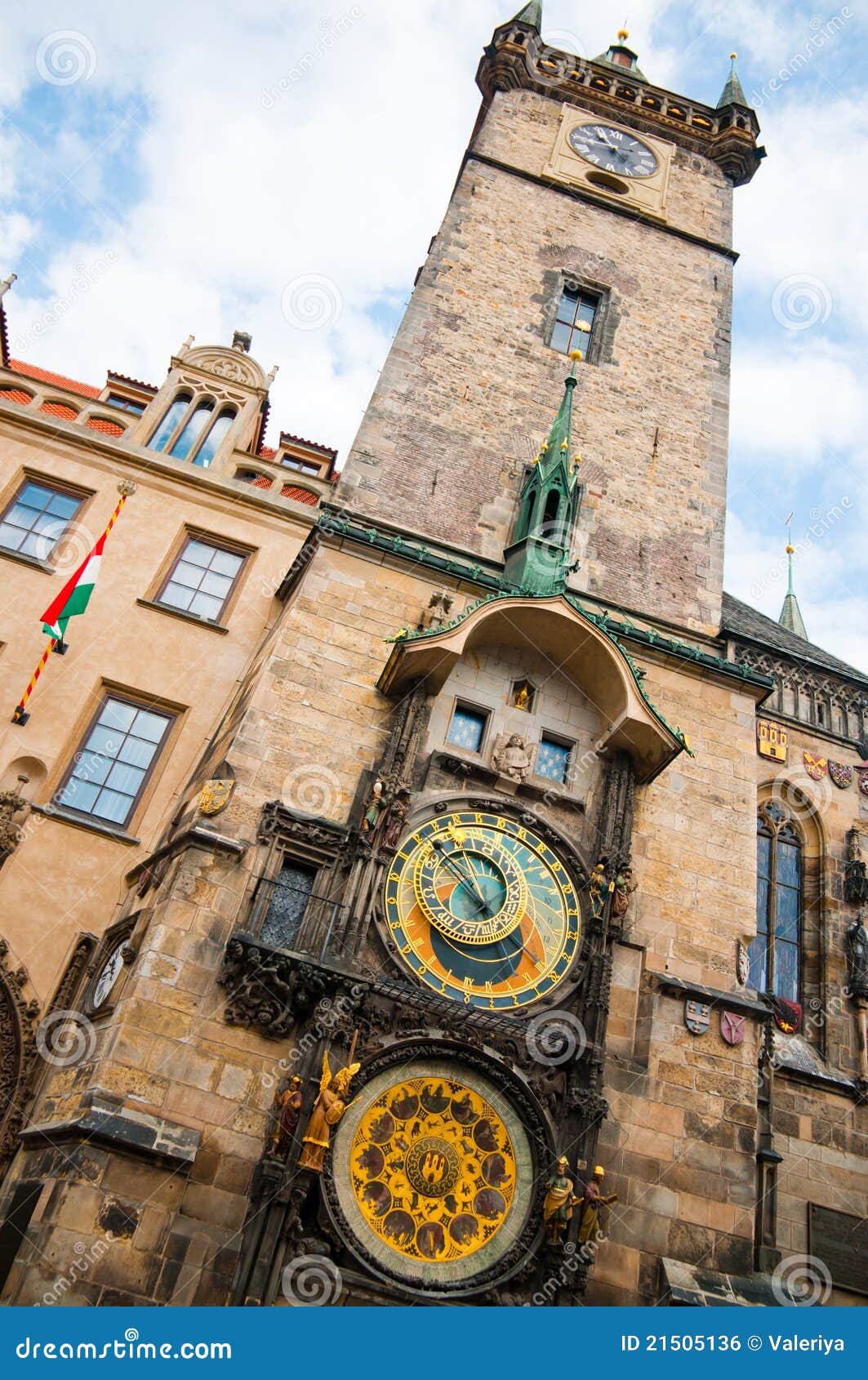 Clock Prague Czech Republic Stock Photo - Image of minute, design: 21505136