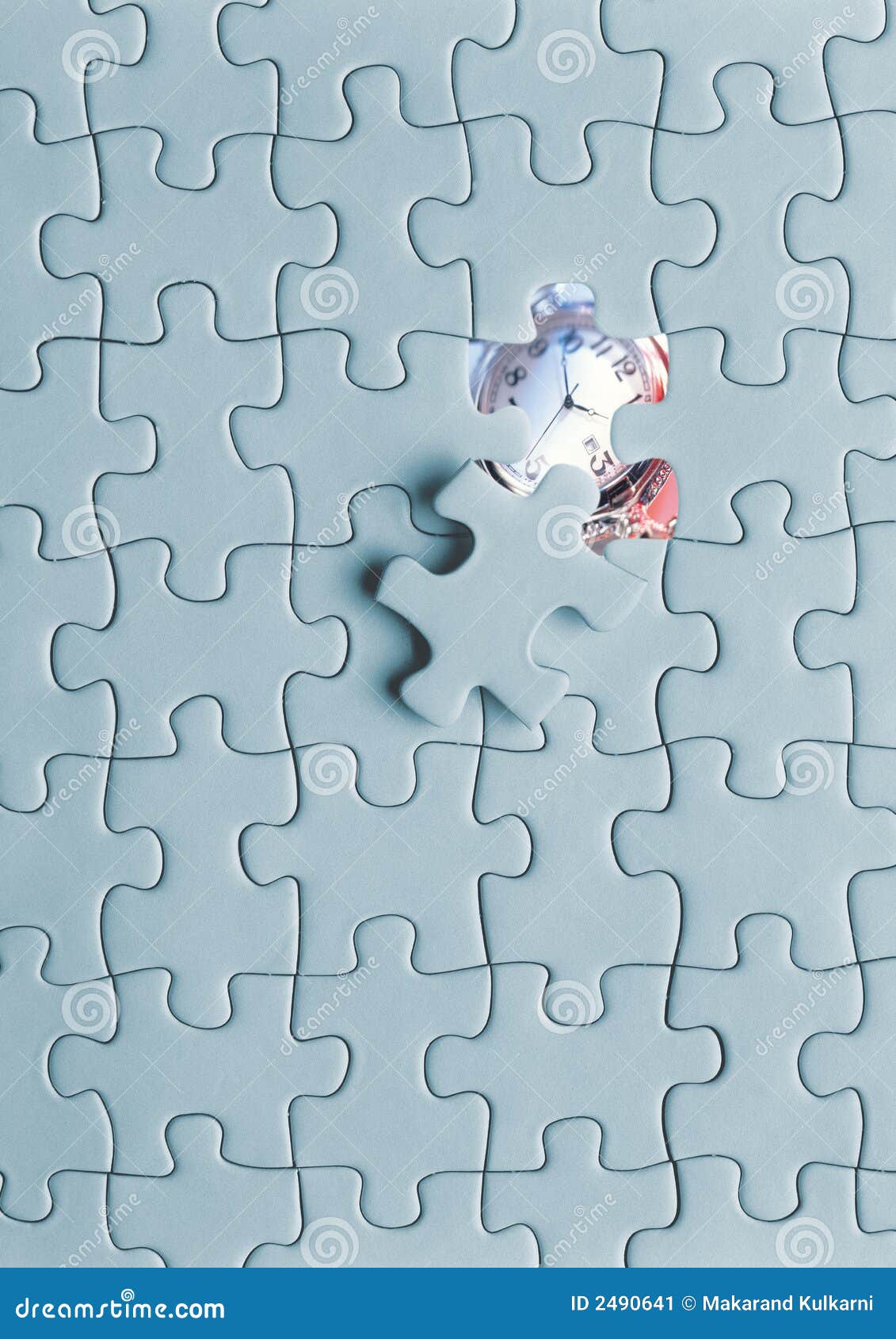 Clock puzzle stock image. Image of network, puzzle, connection - 2490641