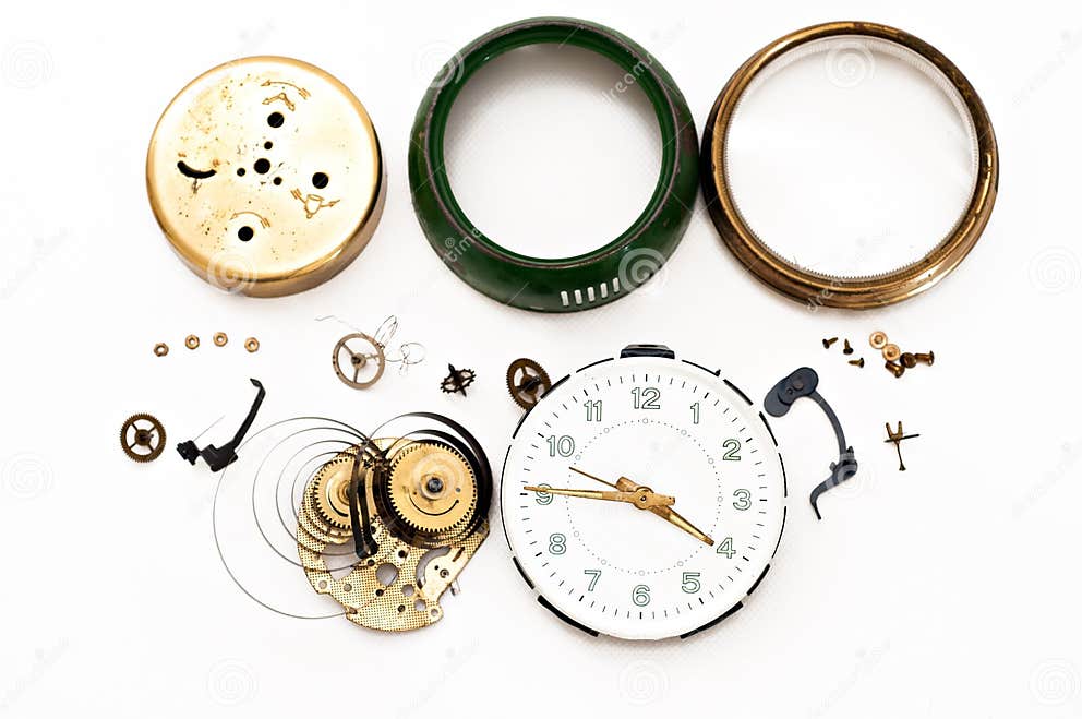 Clock repair stock photo. Image of pocket, detail, aged - 31979106