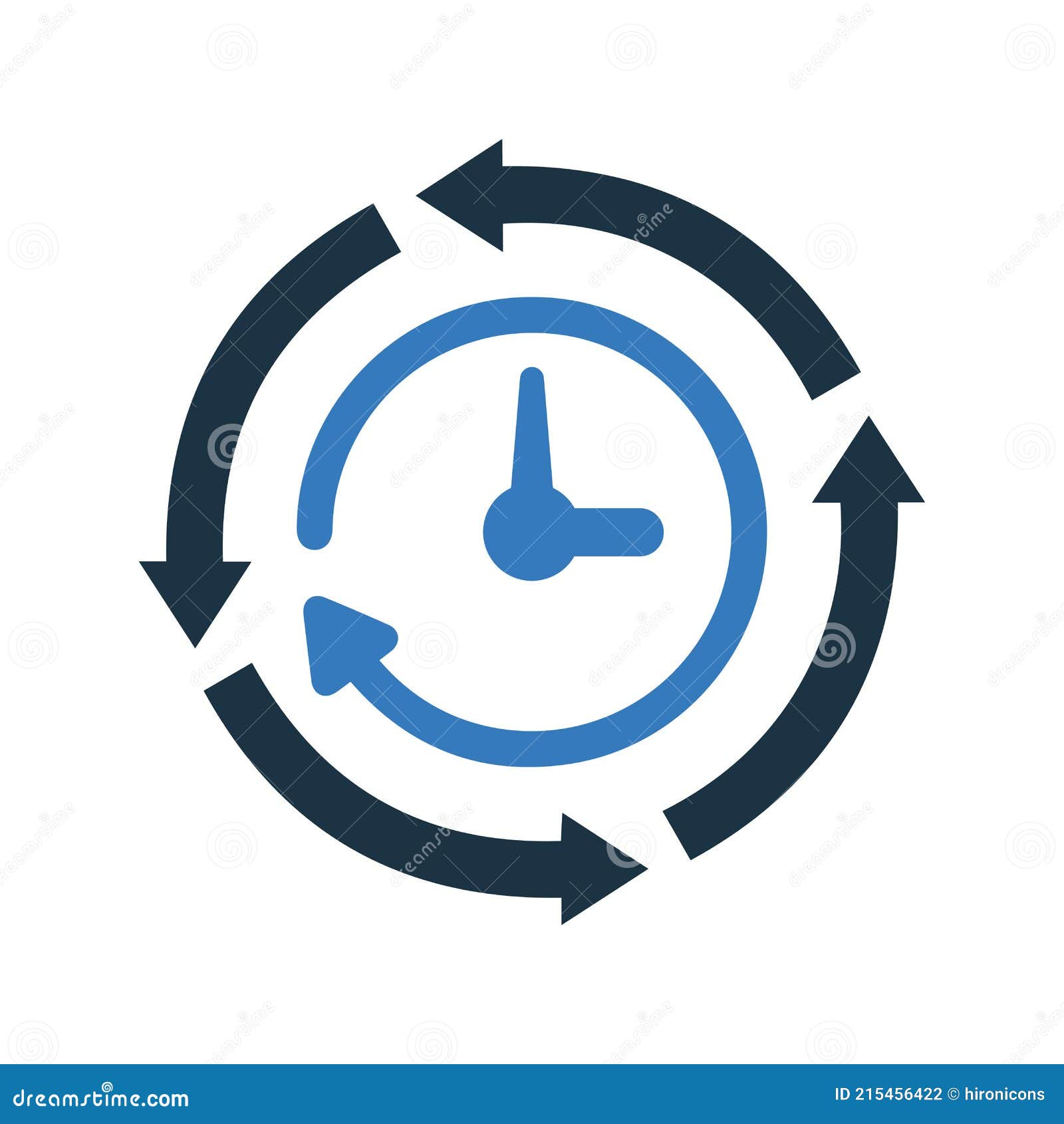 History And Time Management Icon Set. Included The Icons As Anti-Aging ...