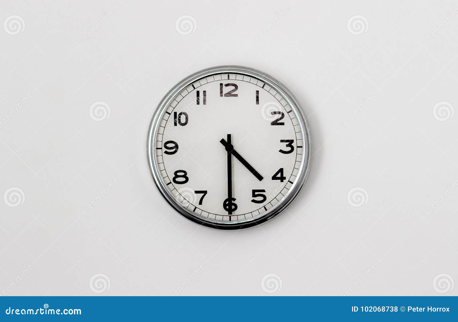 Clock 4:30 stock photo. Image of deadline, face, circle - 102068738
