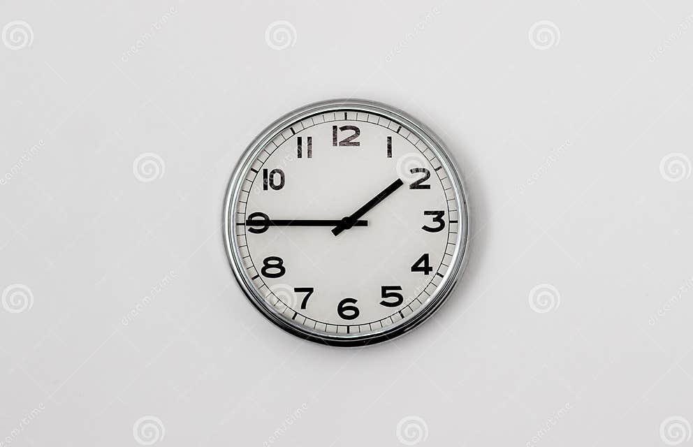 Clock 1:45 stock image. Image of office, hour, concept - 102068845