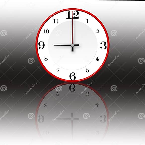 Clock stock illustration. Illustration of symbol, cycle - 43289112