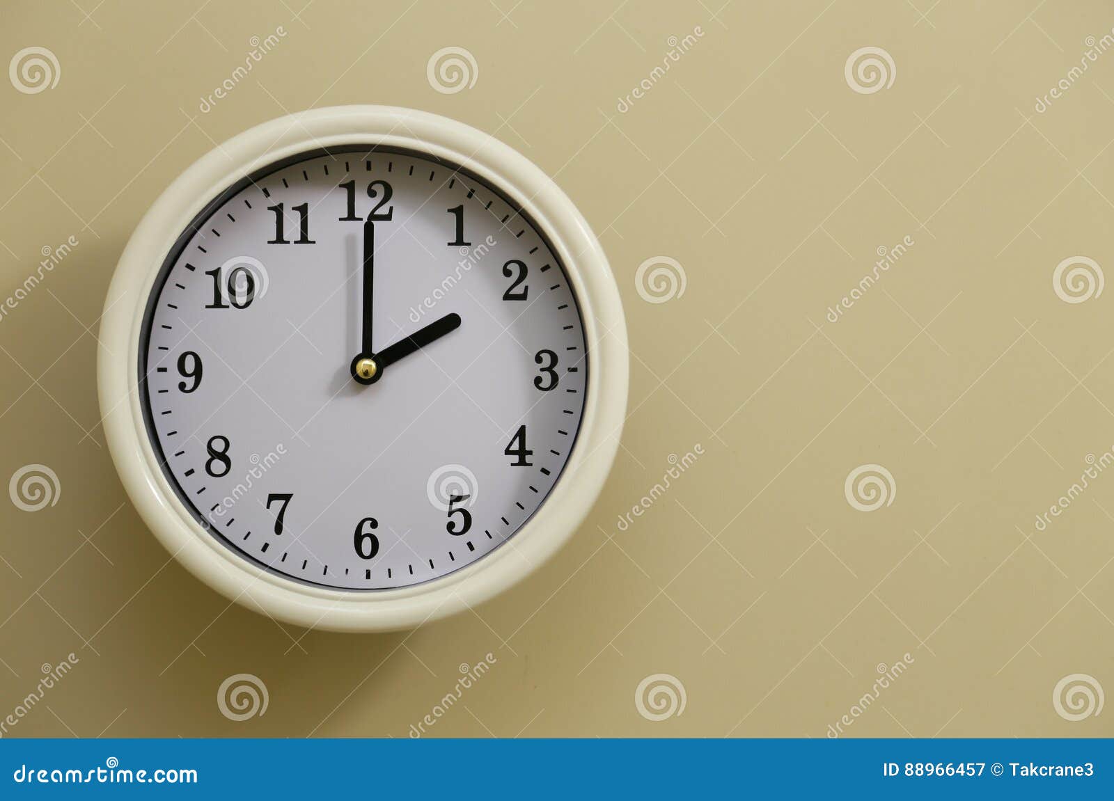 The Clock`s Time is 2 O`clock Stock Image - Image of minute, copy: 88966457