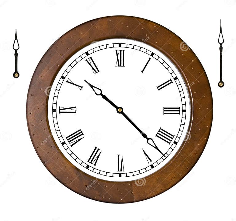 Clock with separate hands stock image. Image of dial, business - 2610011