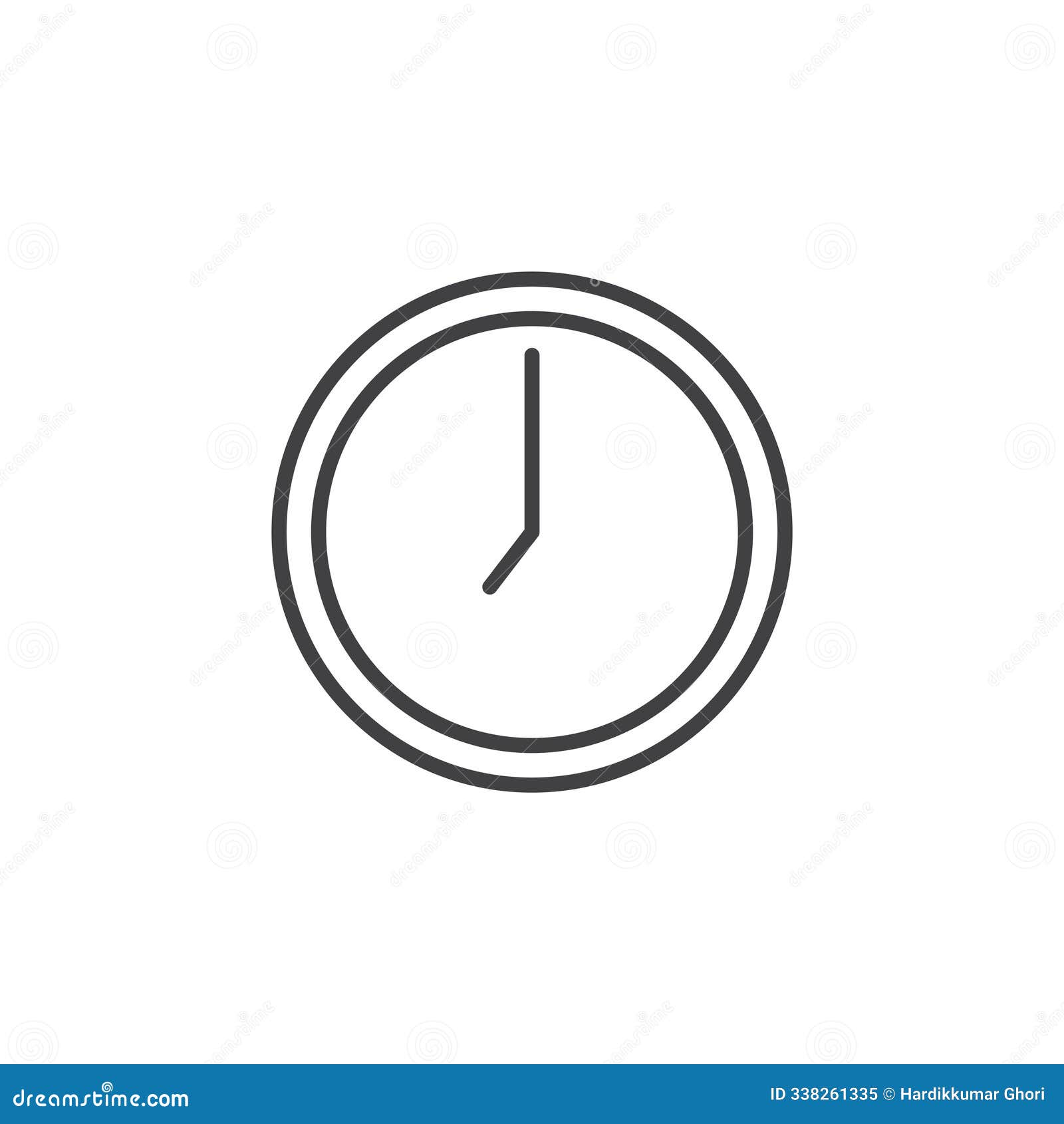 Clock Seven Icon Set. 7 am Vector Symbol. 7pm Time Sign in Black Filled ...