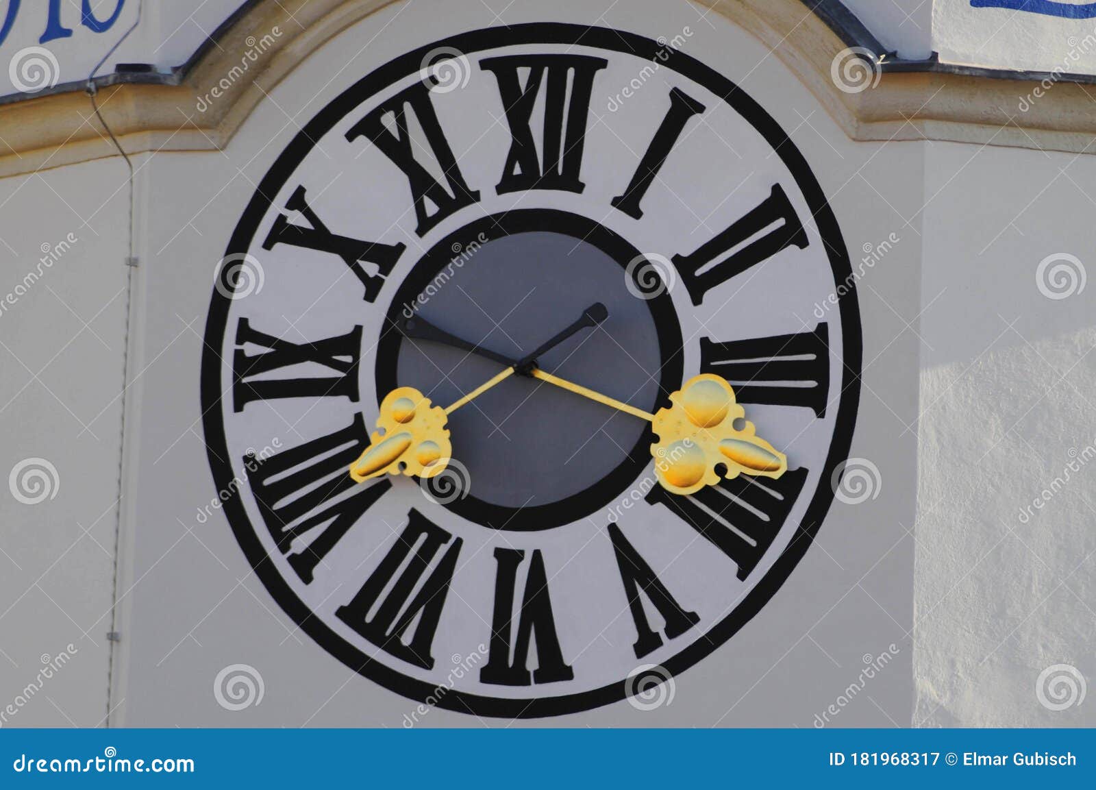 Clock Showing the Time of Day Stock Image - Image of meter, future ...
