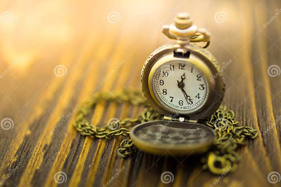 Clock Shows the Current Time. Image Use for the Time Never Waits Stock ...