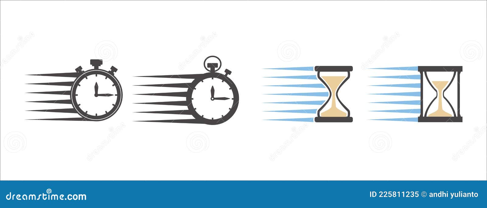 Time Moving Forward Clock Sphere Arrow Pointing Future Royalty-Free ...