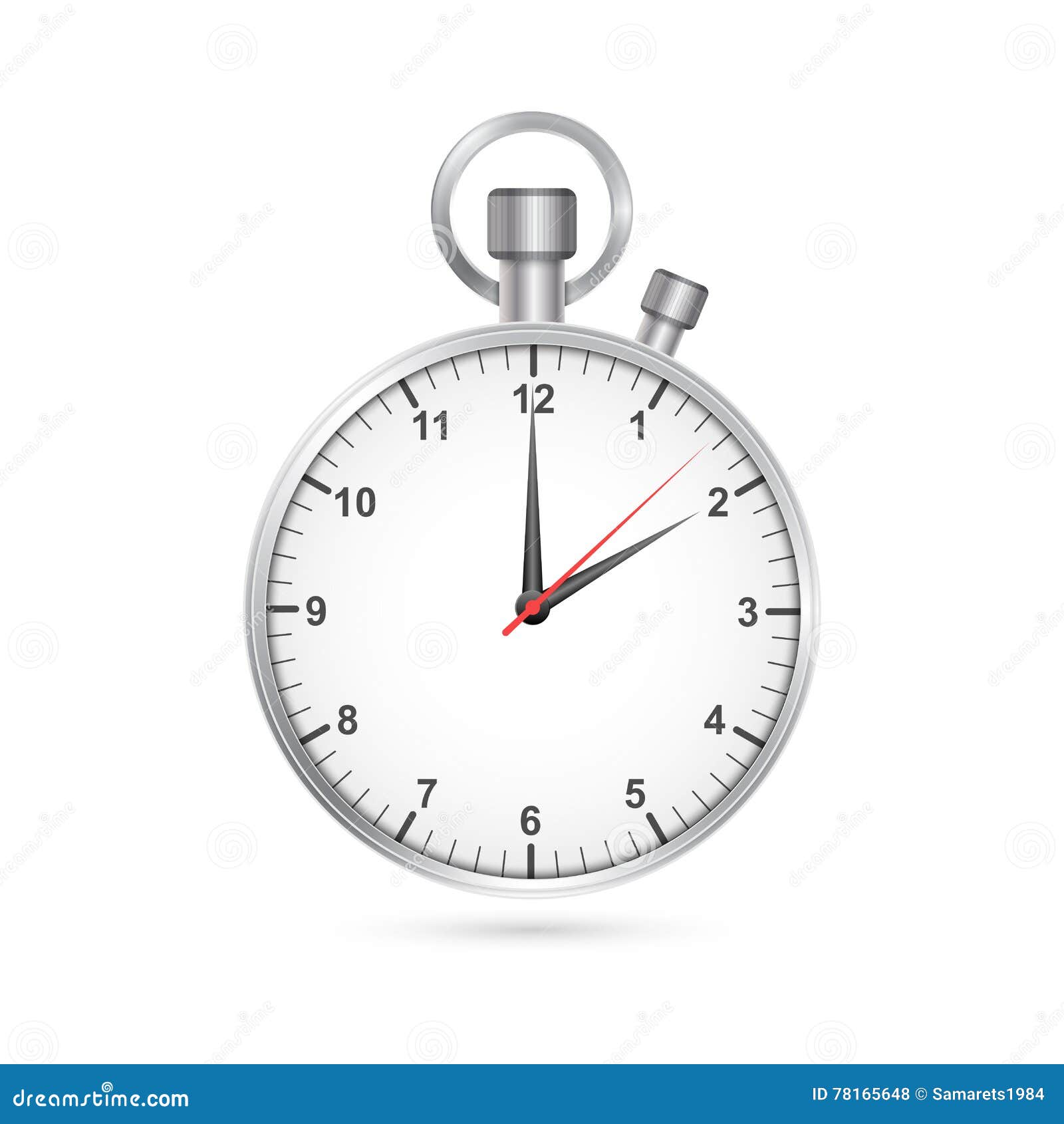 Clock and stopwatch icon. stock vector. Illustration of steel - 78165648