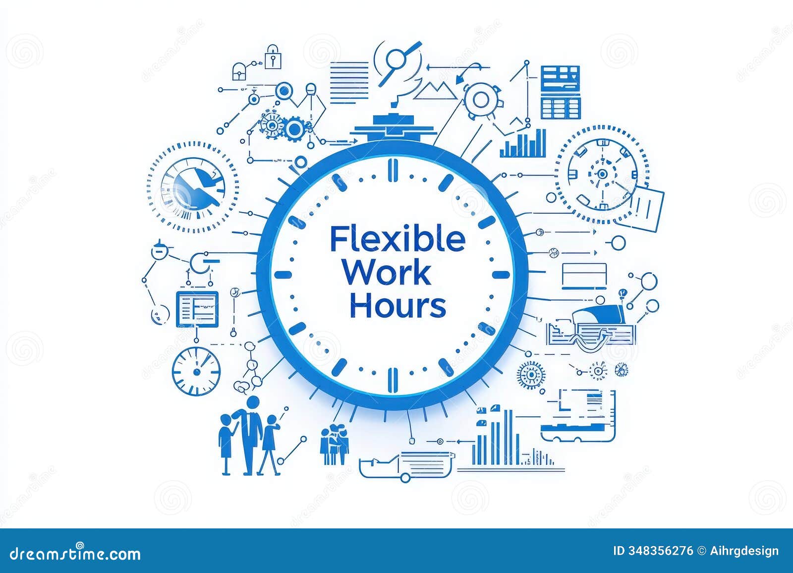 Workforce Autonomy Or Freedom As Free Work Opportunity Tiny Person ...