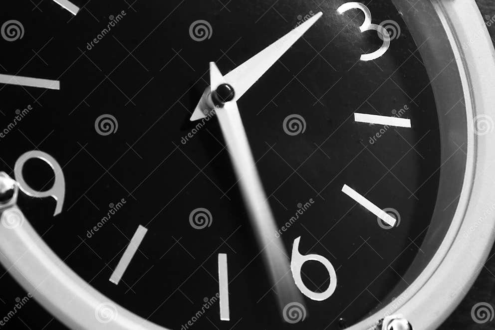 Clock Ticking stock image. Image of watch, morning, black - 67344719
