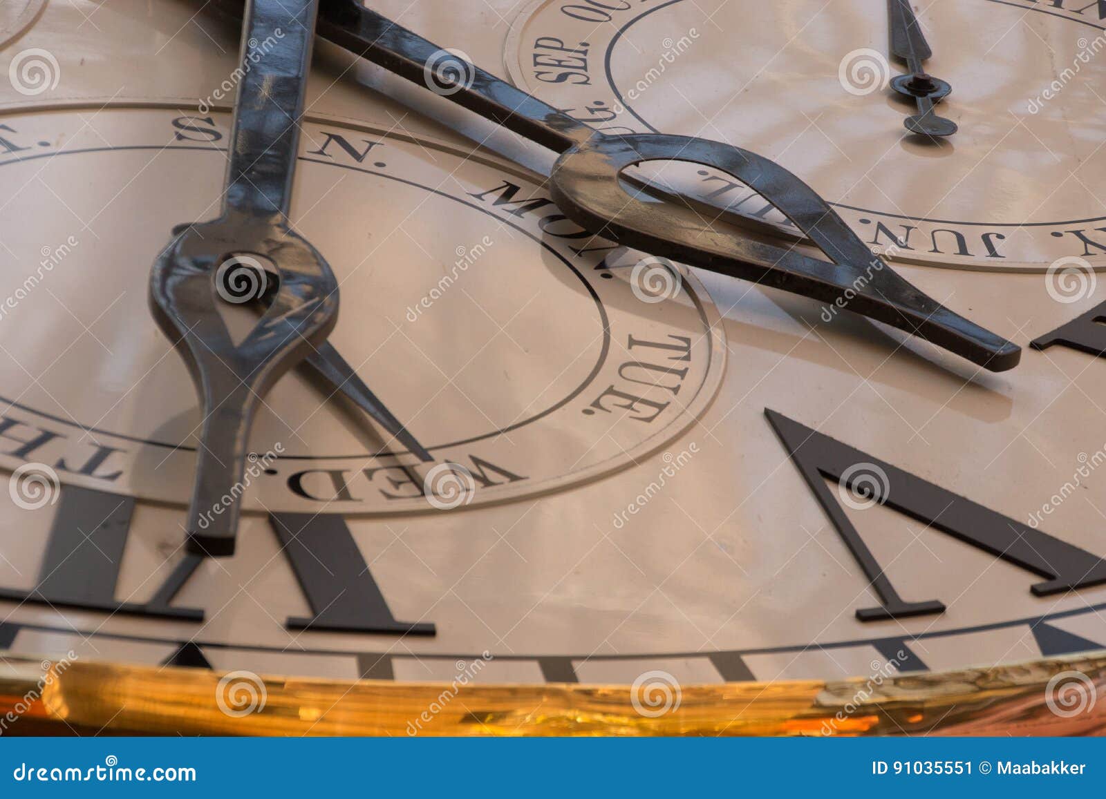 Clock is ticking stock image. Image of black, clock, pointer - 91035551
