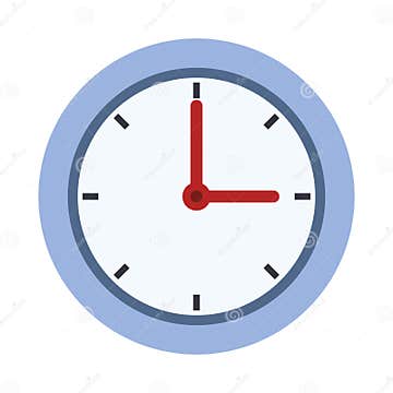 Clock time cartoon stock vector. Illustration of clock - 136743894