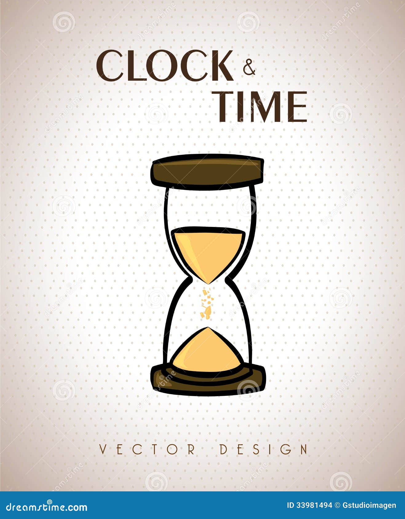 Clock and time design stock vector. Illustration of hands - 33981494