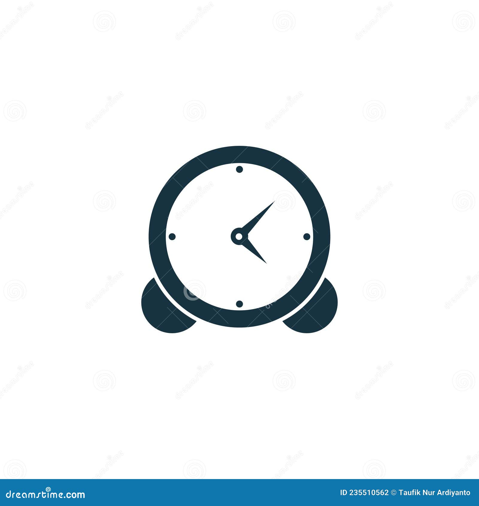 Clock Time Icon Logo Design Template Stock Vector - Illustration of ...