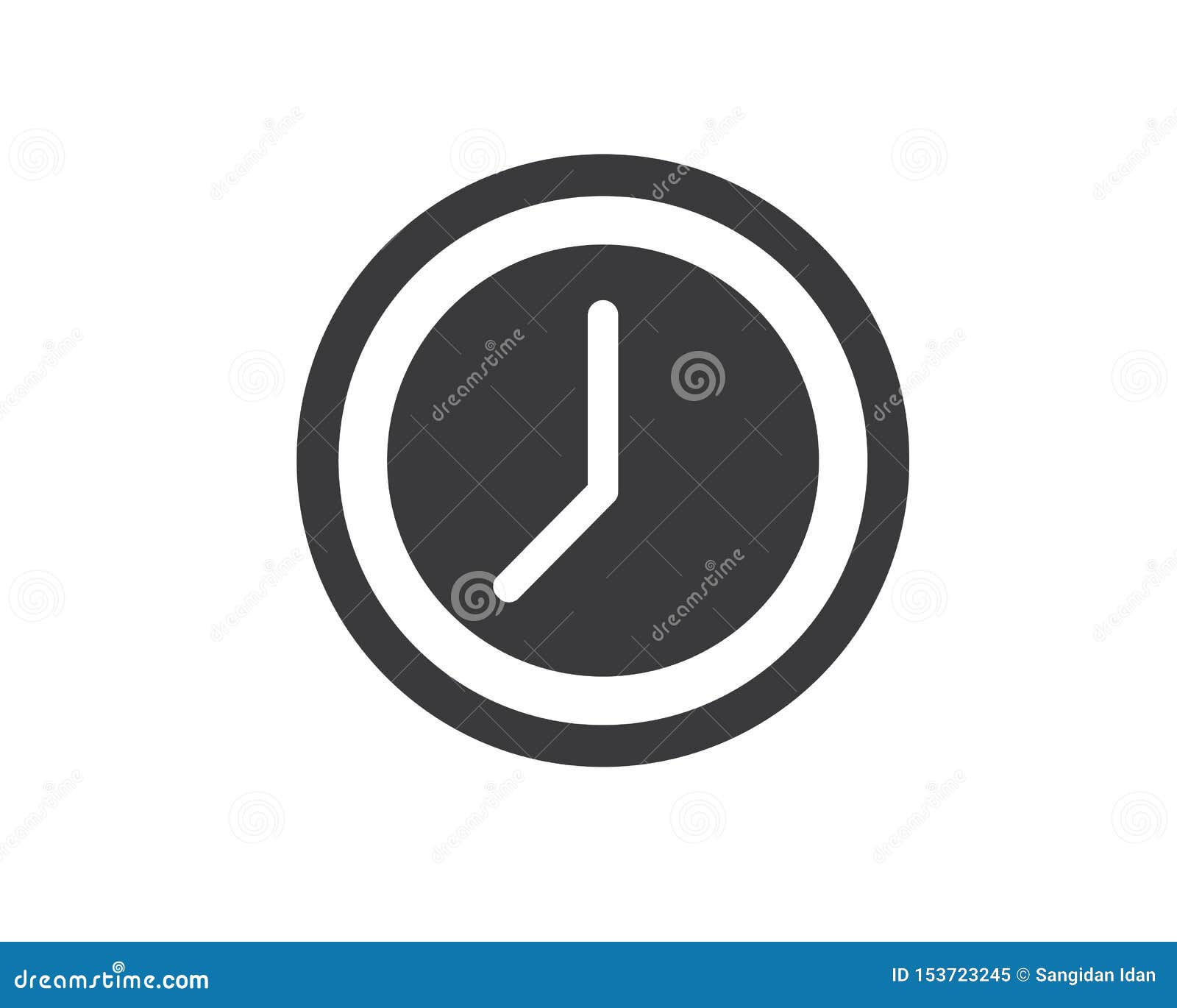 Clock,time Logo Icon Illustration Design Vector Stock Vector ...