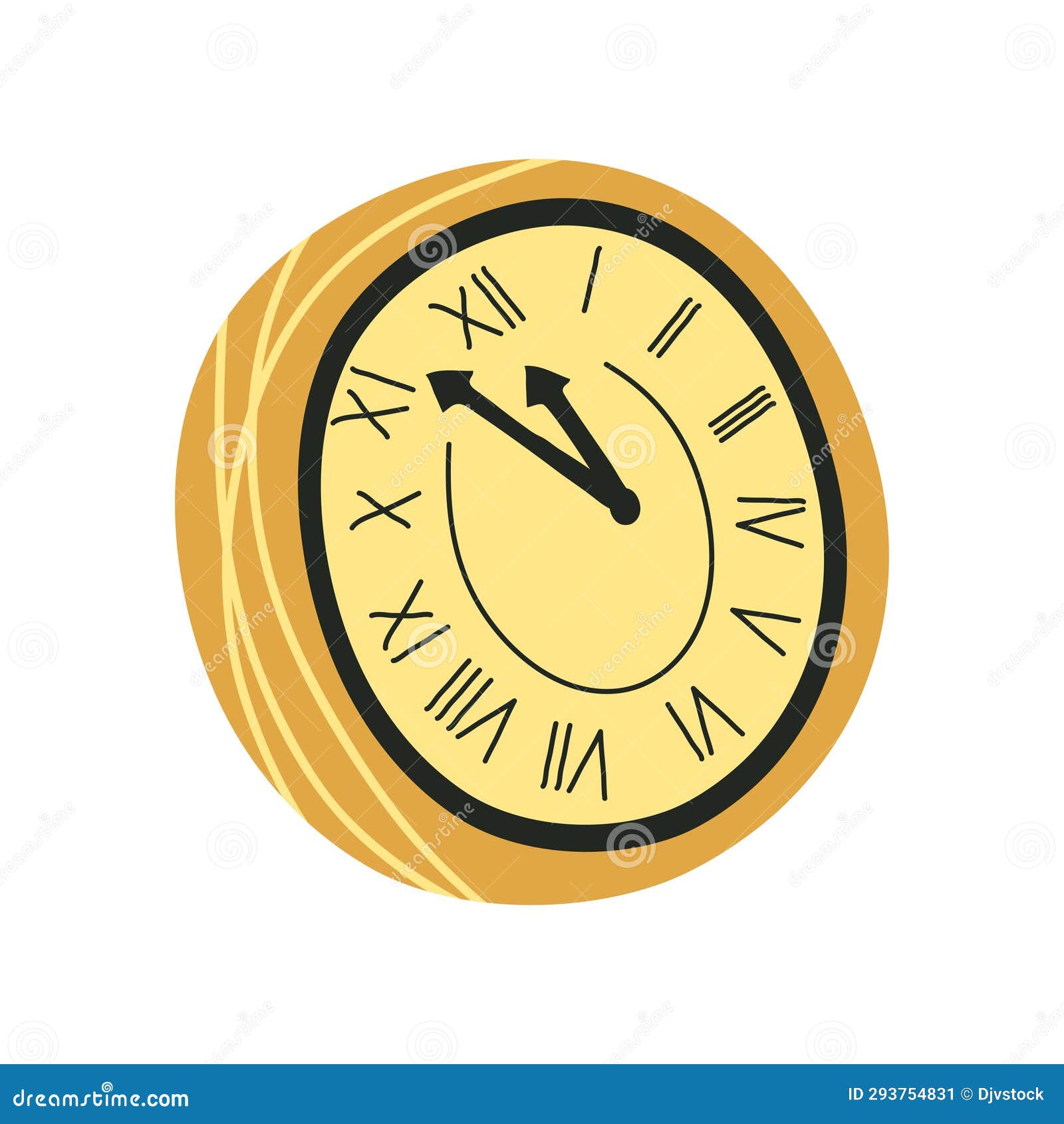 Clock timer illustration stock vector. Illustration of fast - 293754831