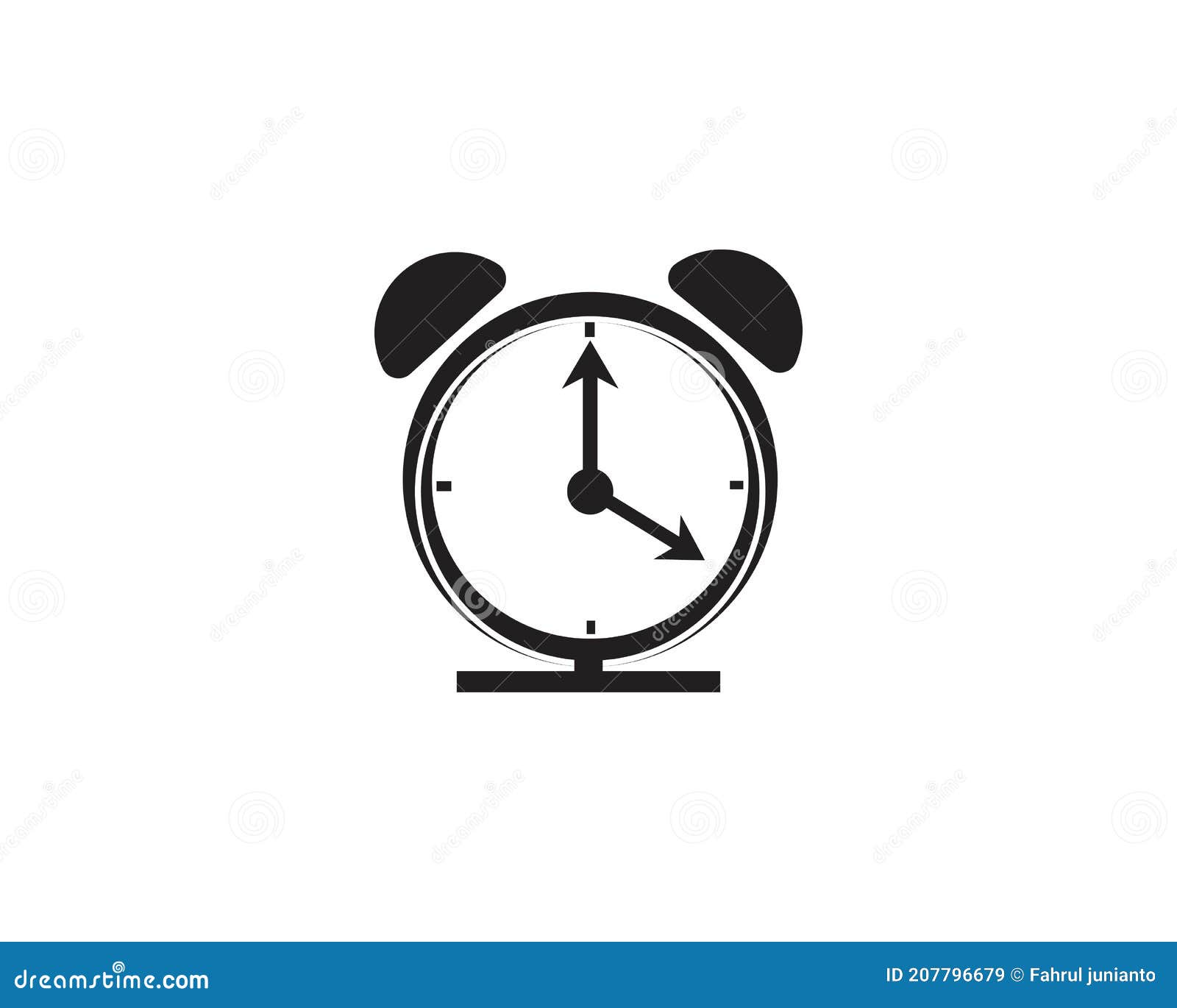 Clock Timer Logo Vector Template Stock Vector - Illustration of ...