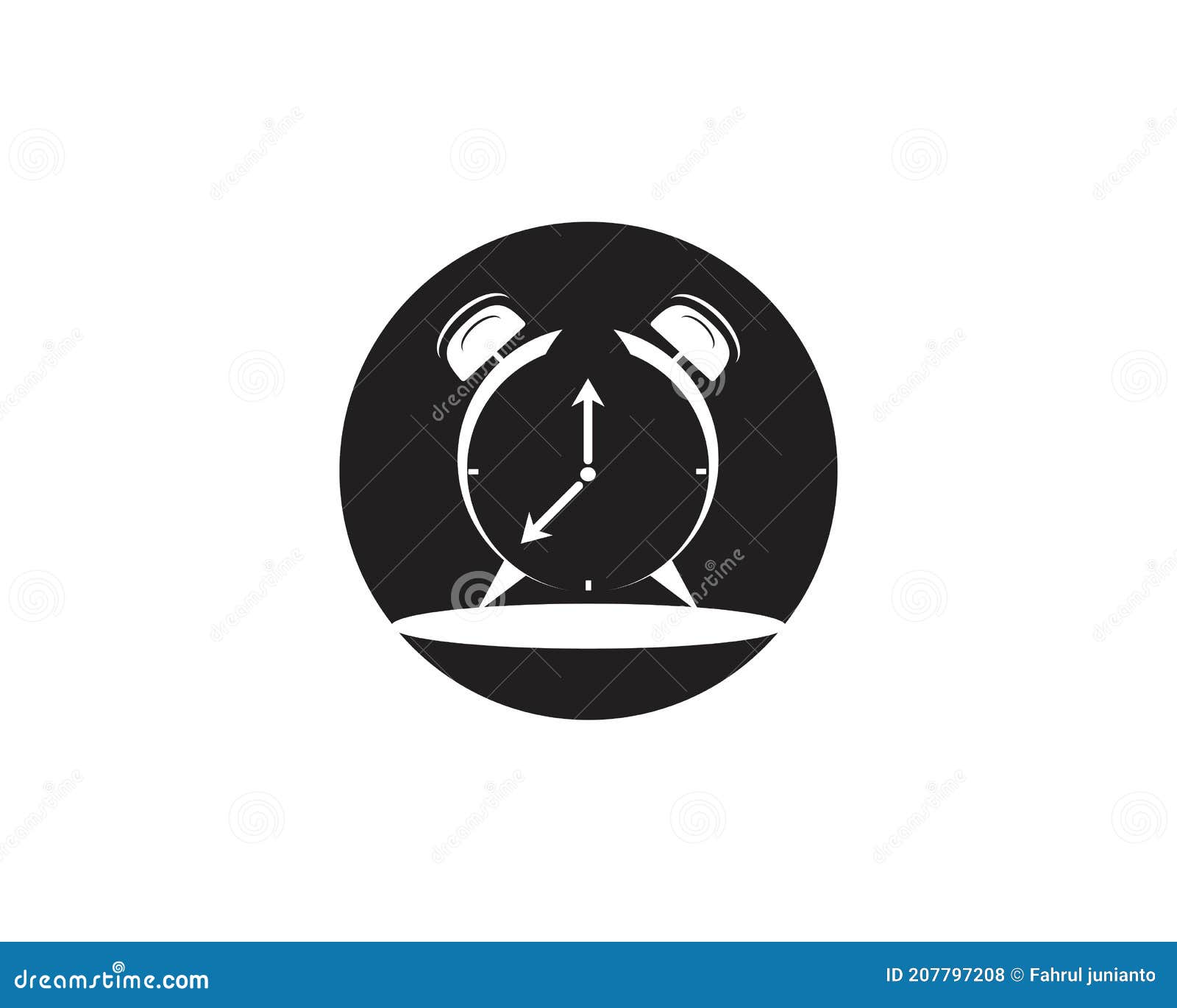 Clock Timer Logo Vector Template Stock Vector - Illustration of vector ...
