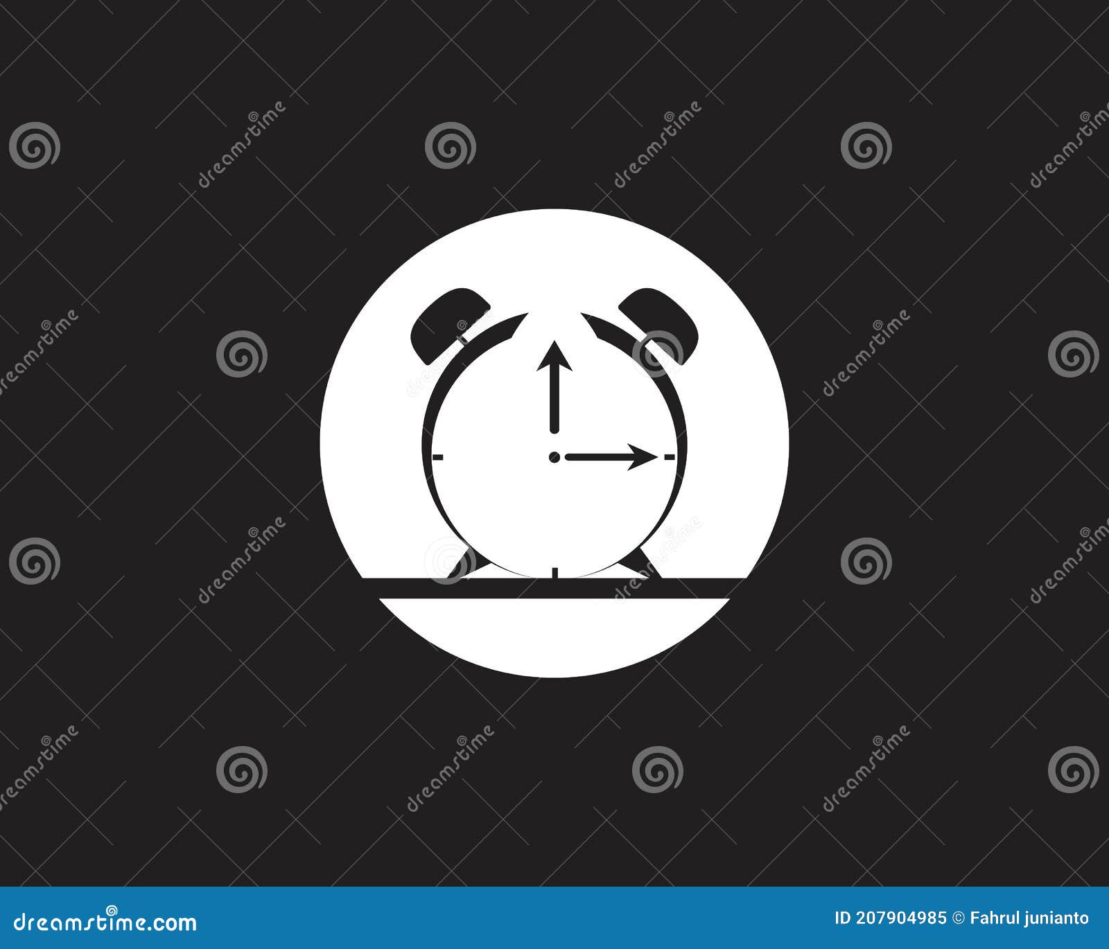 Clock Timer Logo Vector Template Stock Vector - Illustration of ...