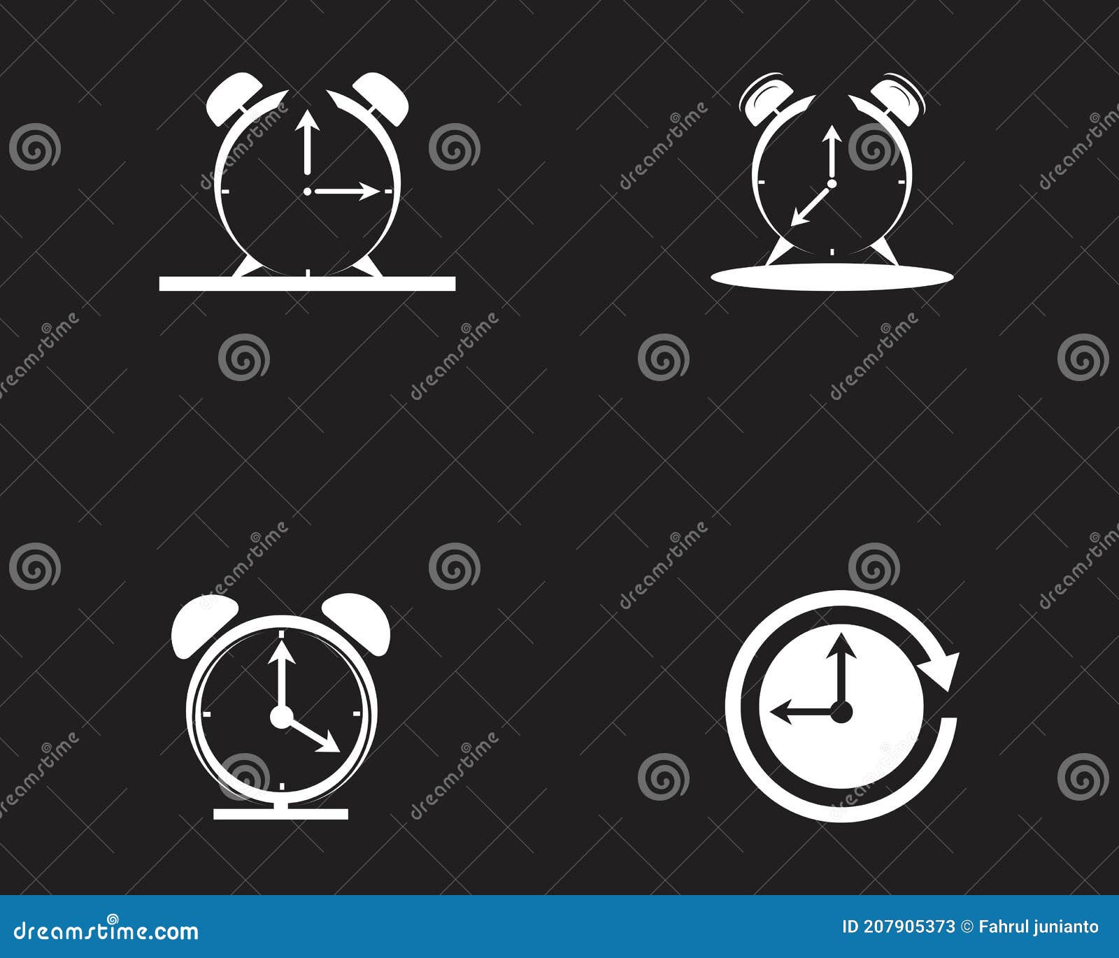 Clock Timer Logo Vector Template Stock Vector - Illustration of vector ...