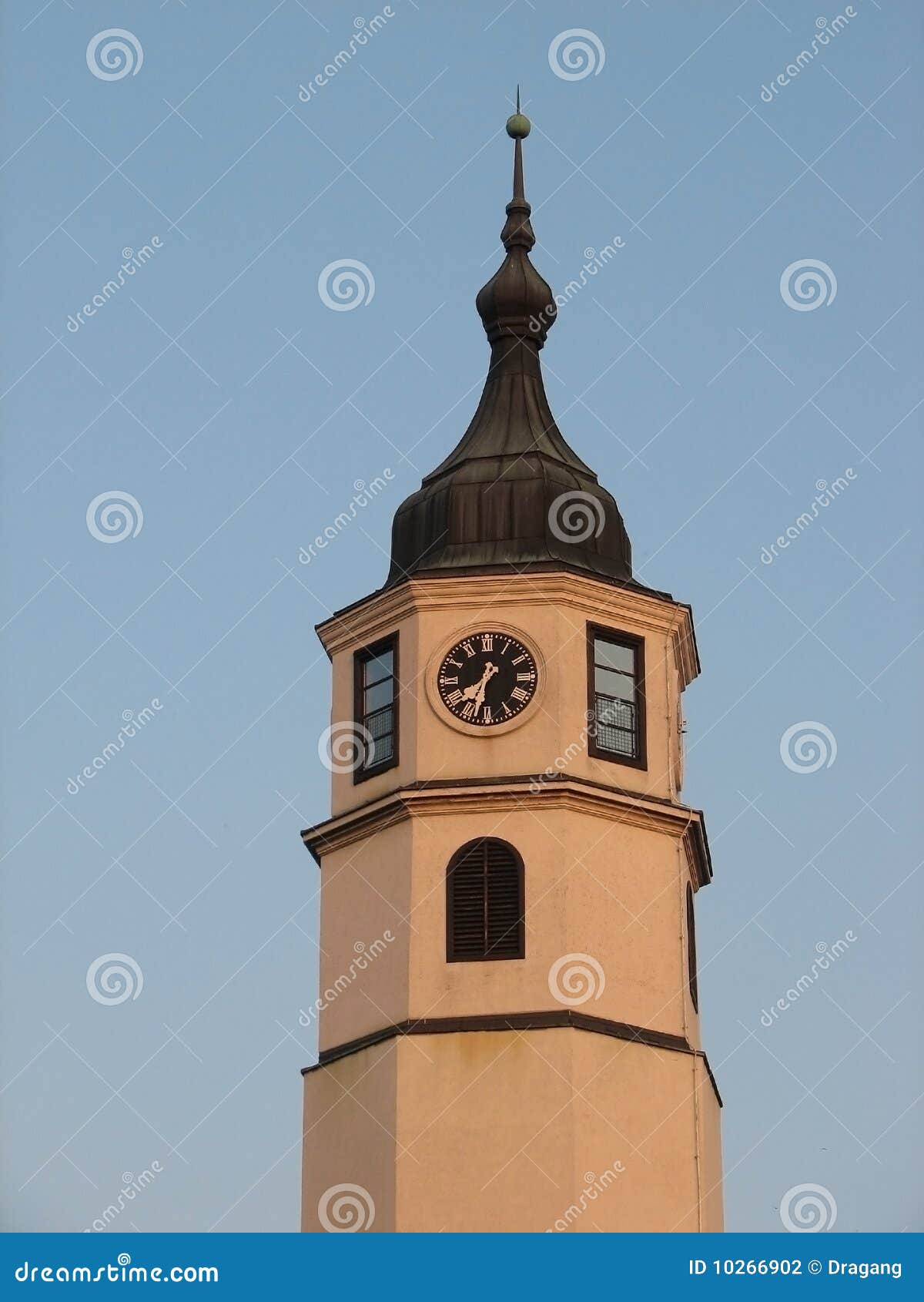 Clock Tower stock photo. Image of asian, blue, clouds - 10266902