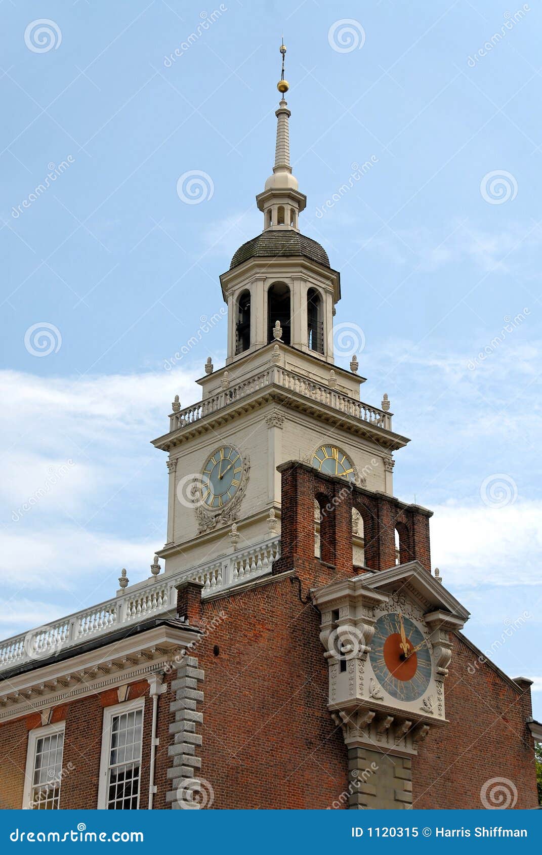 Clock tower stock image. Image of philadelphia, historic - 1120315