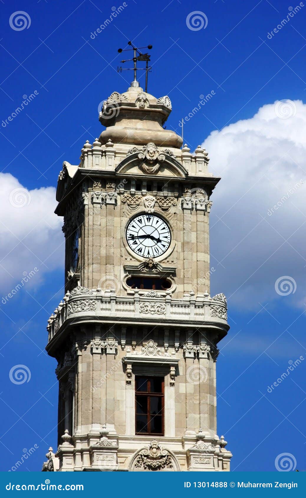 Clock Tower stock photo. Image of turkey, ornate, clock - 13014888