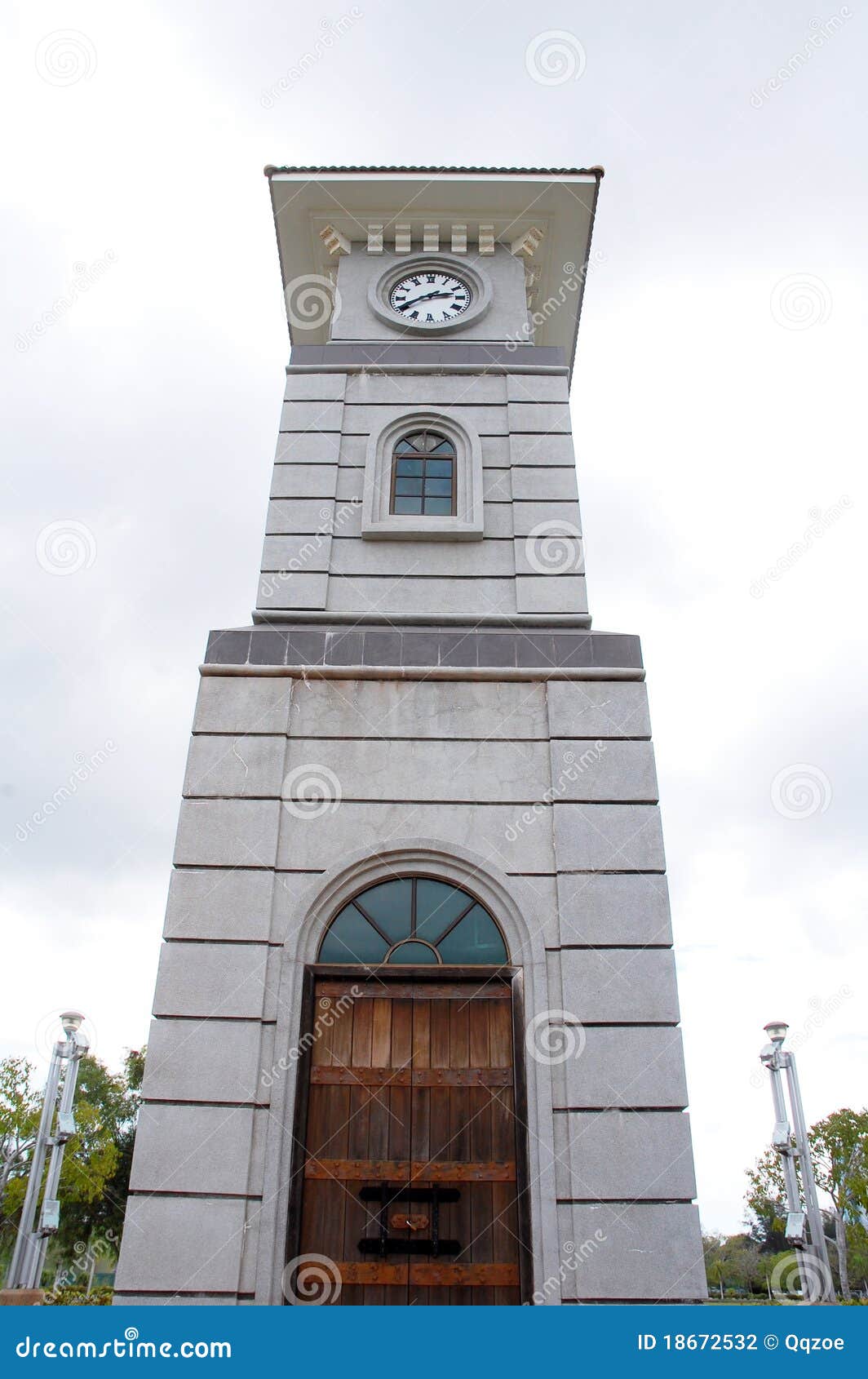 Clock tower stock photo. Image of tower, building, asia - 18672532