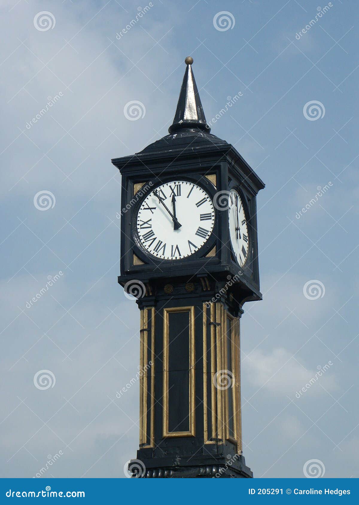Clock Tower stock image. Image of hour, minutes, numerals - 205291