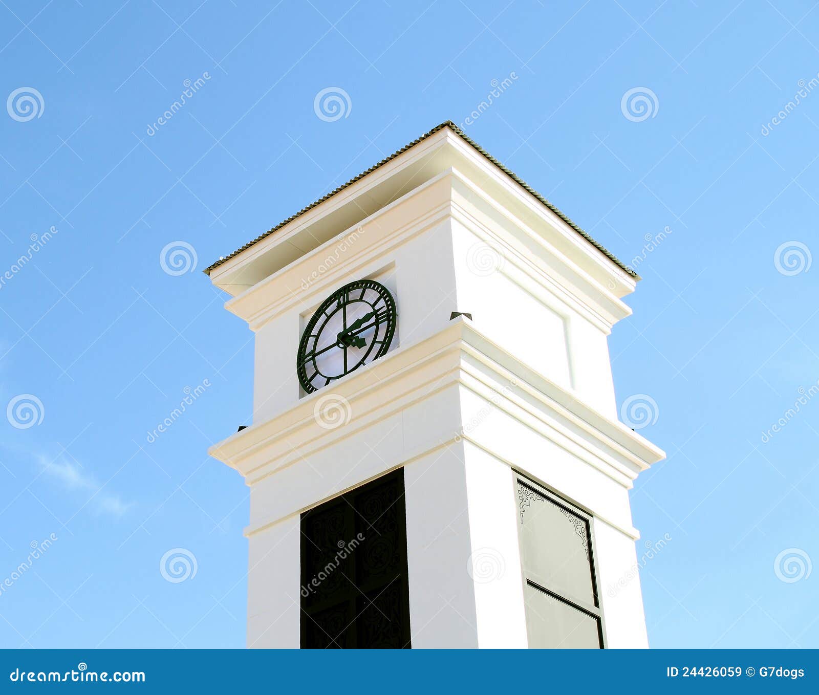 Clock Tower stock image. Image of blue, tower, hour, building - 24426059