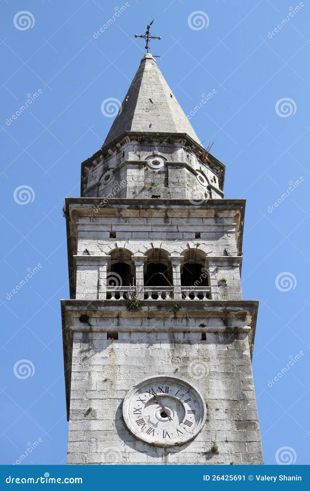 Clock tower stock image. Image of cathedral, monastery - 26425691