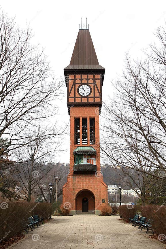 Clock tower stock photo. Image of covington, alley, beautiful - 28295526