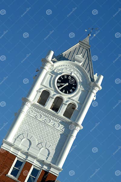 Clock Tower stock image. Image of minutes, colorful, georgia - 4612903