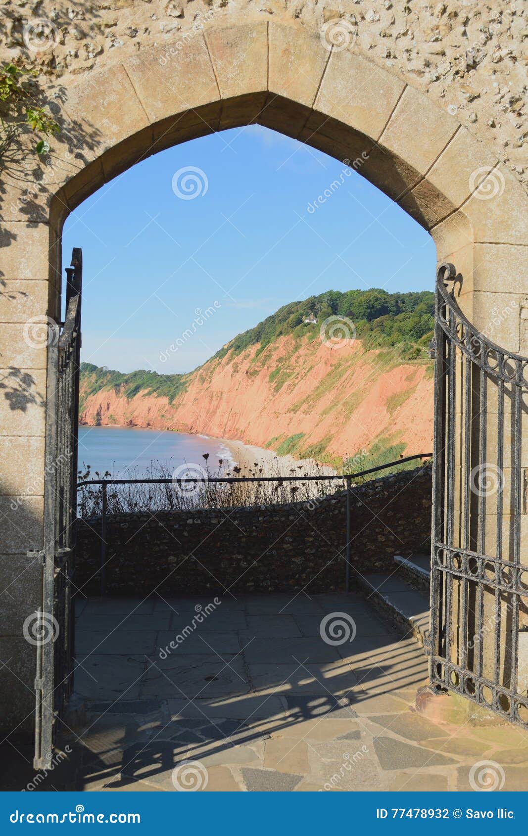 The Clock Tower arch stock photo. Image of triassic, ocean - 77478932