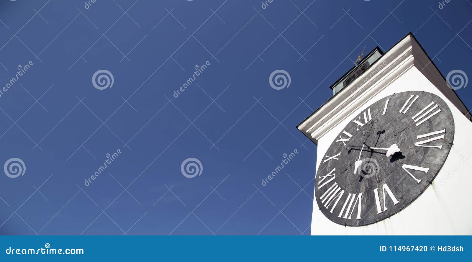 Clock Tower Background Under a Clear Sky Stock Photo - Image of cursor ...