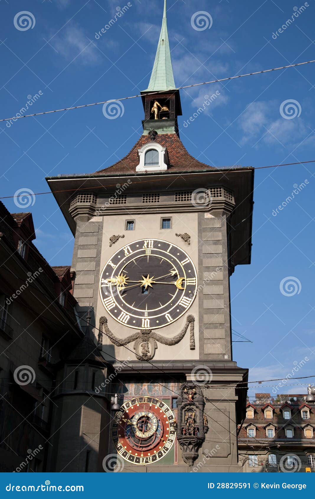 Clock Tower; Bern stock image. Image of europe, berne - 28829591