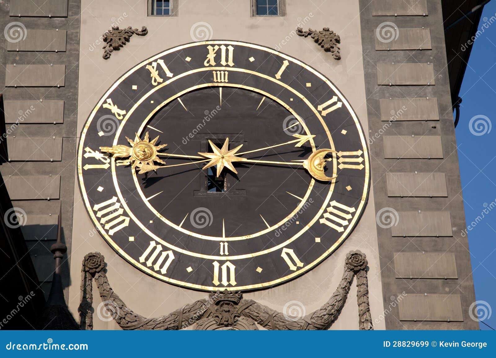 Clock Tower; Bern stock image. Image of bern, astronomical - 28829699