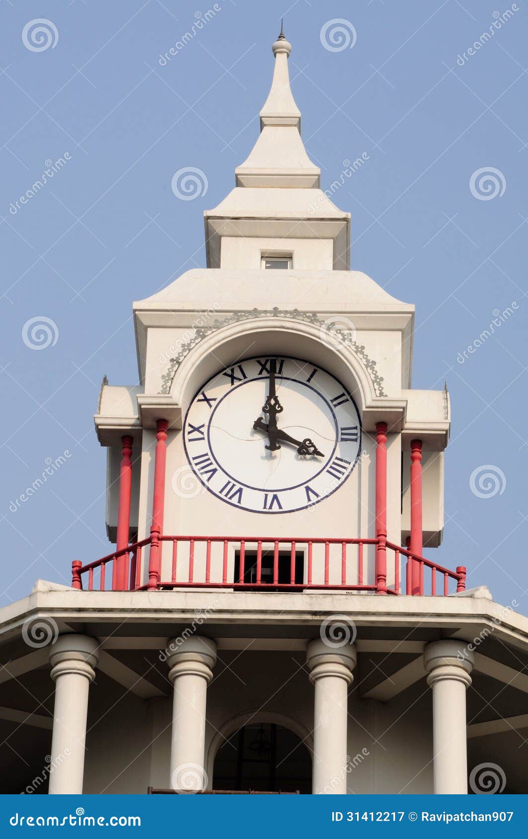 Clock tower stock image. Image of architecture, baroque - 31412217