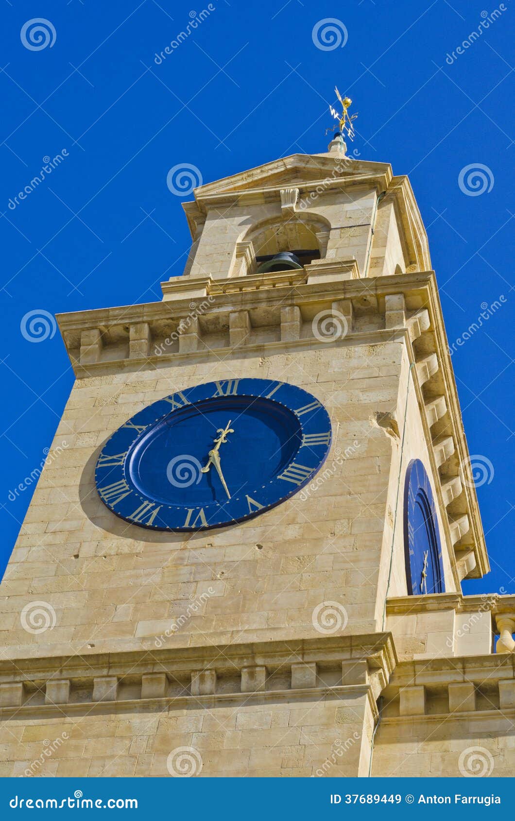 Clock Tower stock image. Image of hour, landmark, numbers - 37689449