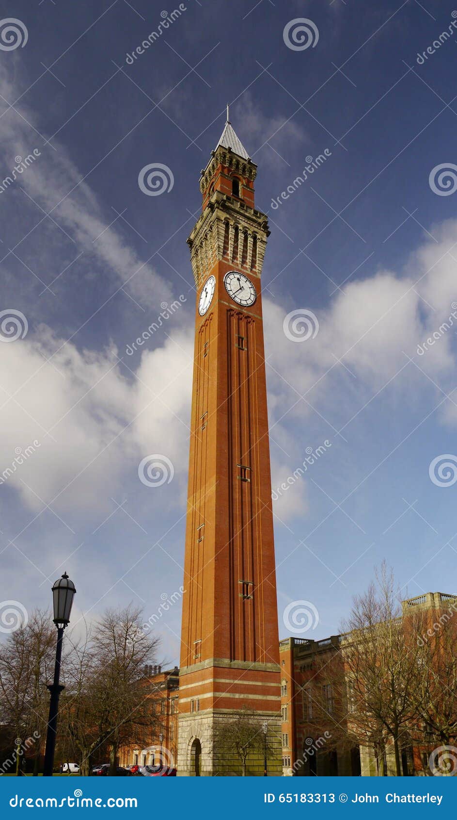 The Clock Tower at Birmingham University Stock Image - Image of england ...