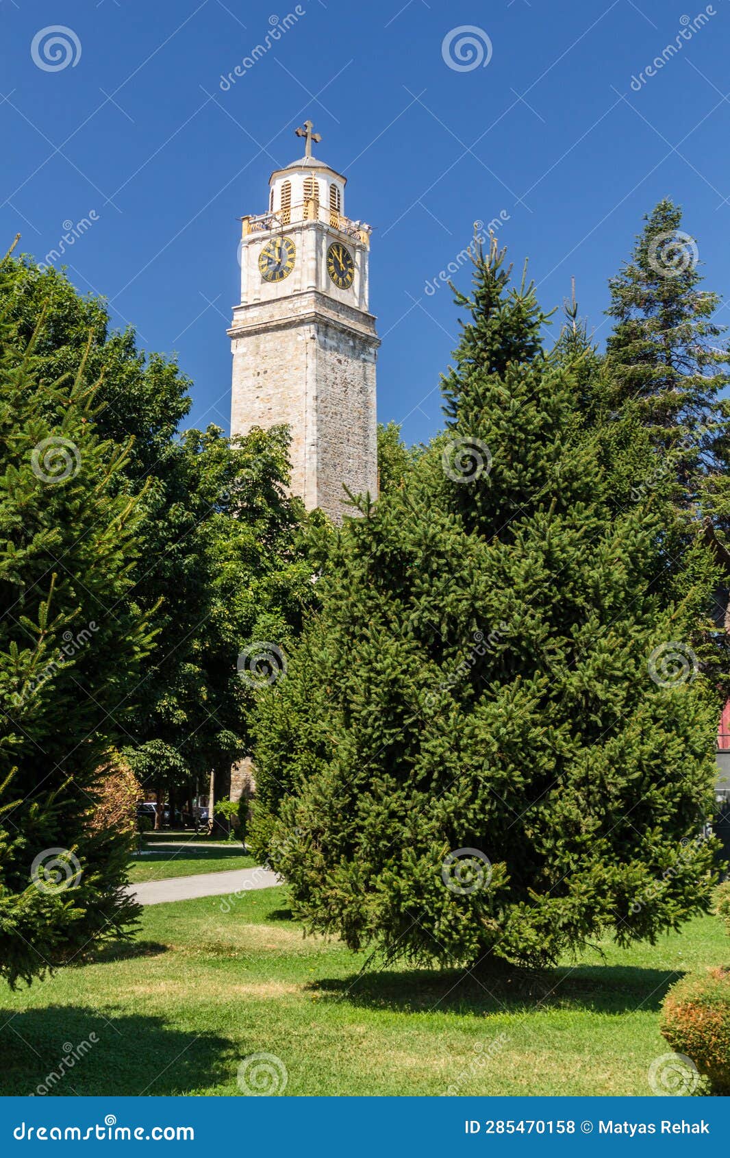 Clock Tower in Bitola, North Macedon Stock Photo - Image of attraction ...