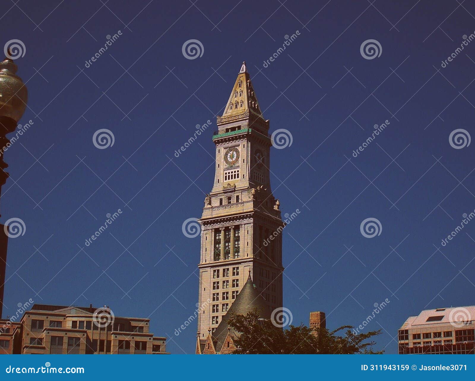 Clock Tower Boston stock image. Image of boston, city - 311943159