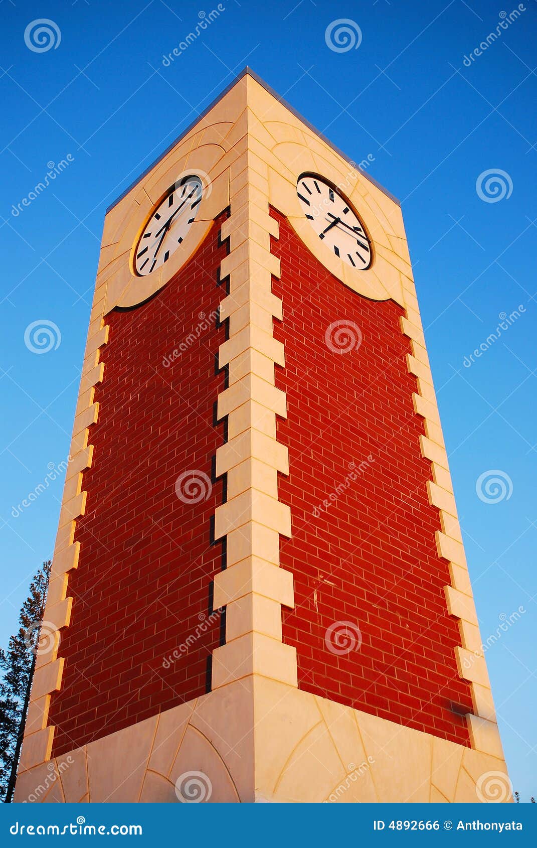 Clock Tower On Campus Picture. Image: 4892666