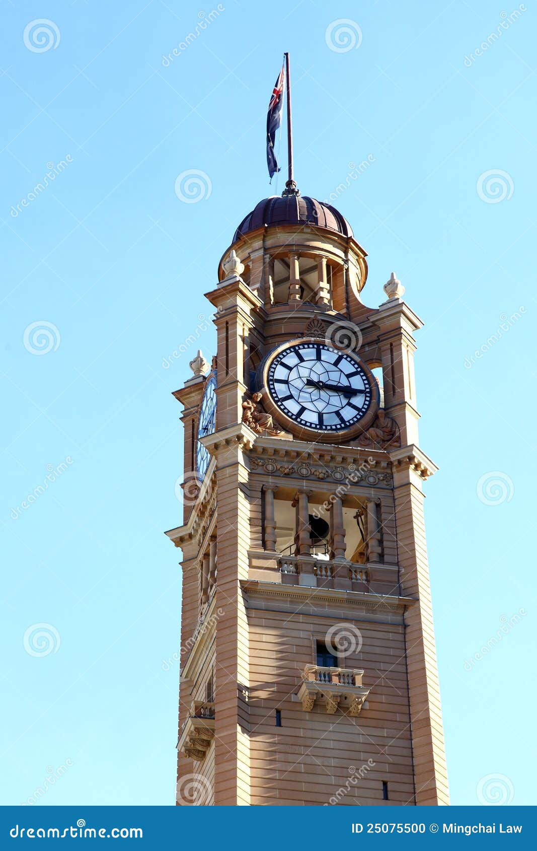 Clock Tower at Central Station. Stock Photo - Image of australia ...