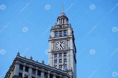 Clock Tower in Chicago Illinois Editorial Photo - Image of sears ...